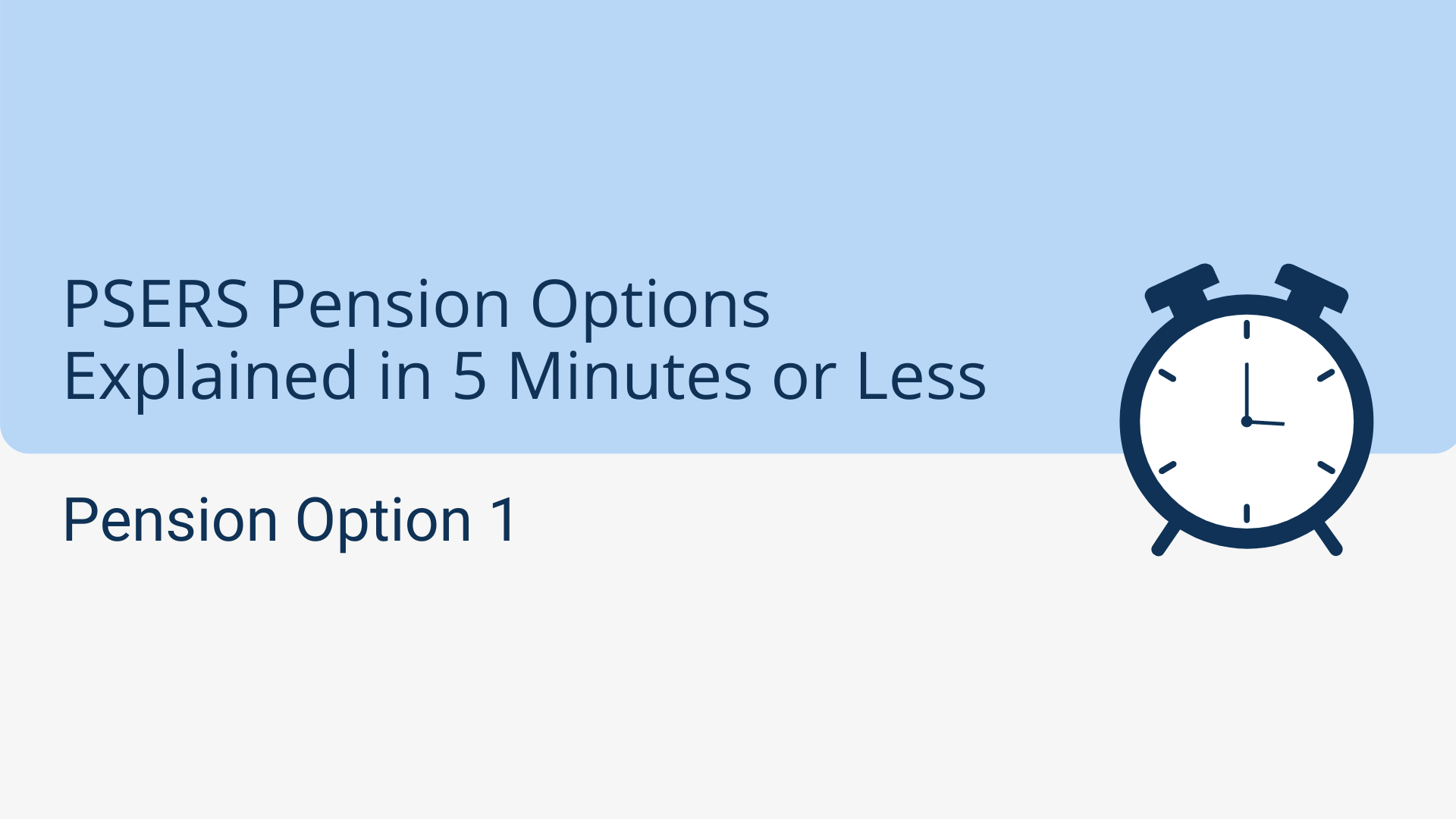 PSERS Pension Option 1 Explained In 5 Minutes Or Less TeachersRetire PSERS Pension Option 1 Explained In 5 Minutes Or Less TeachersRetire